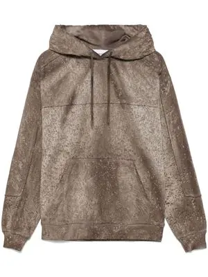 Études Studio Camouflage-pattern Hoodie - Brown