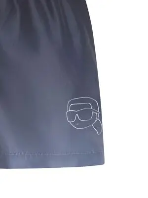Karl Lagerfeld Ikon Gradient-effect Swim Shorts