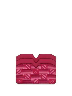 Moreau Monogram-print Leather Cardholder - Pink