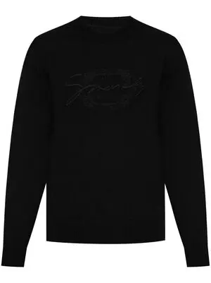 Givenchy Logo-embroidered Jumper - Black