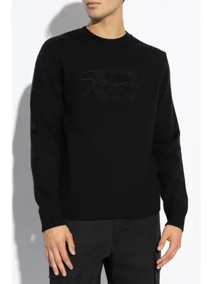 Givenchy Logo-embroidered Jumper - Black