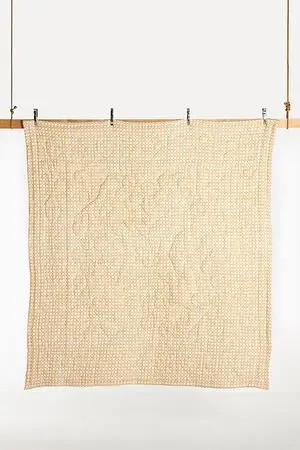 ELLEN MERCHANT Cotton Voile Cottage Quilt - Neutral