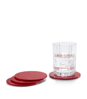 THE MARTHA, BY BACCARAT Set Of 4 Octogone Coasters - Clear