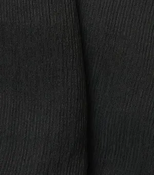Eskandar Silk Flared Trousers - Black