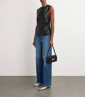 Paige Sasha Wide Leg Jeans - Blue