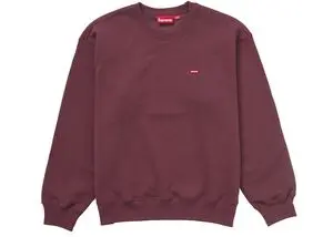 Supreme Small Box Crewneck Sweatshirt - Plum