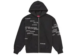 Supreme Hooded Zip-up Sweatshirt