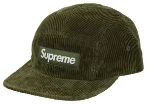 Supreme Corduroy Camp Cap - Green