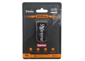 Supreme Fenix E03r Flashlight Keychain - Black