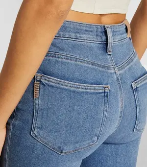 Paige Cindy Straight Ankle Jeans