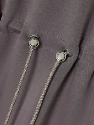 Varley Suffolk Ribbed-knit And Doublesoft Jersey Turtleneck Sweatshirt - Purple