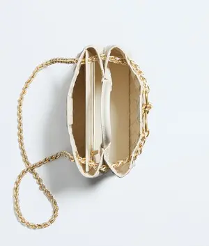 Bottega Veneta Andiamo Chain Bag - Alabaster