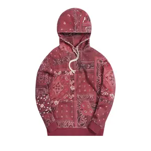 Kith Deconstructed Bandana Williams Iii Hoodie - Red