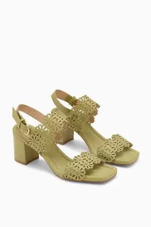 Ulla Johnson Celeste Eyelet Mid Heel