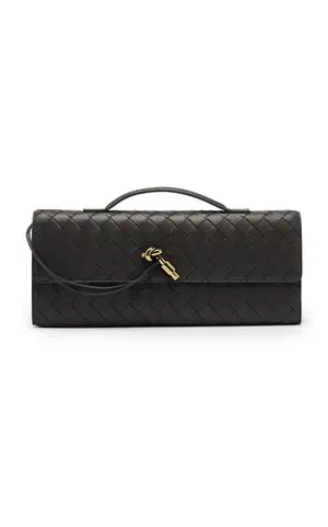 Bottega Veneta Long Andiamo Intrecciato Clutch