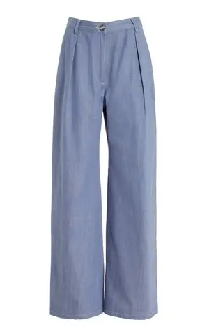Matthew Bruch Low-rise Wide-leg Trousers
