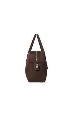 THE ROW India 15.75 Suede Top Handle Bag