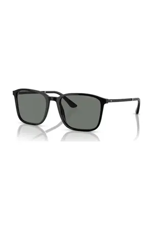 Giorgio Armani Rectangle Sunglasses - Black