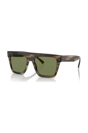 Giorgio Armani Square Sunglasses - Stripe