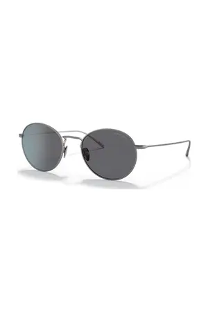 Giorgio Armani Oval Sunglasses - Grey