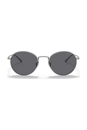 Giorgio Armani Oval Sunglasses - Grey