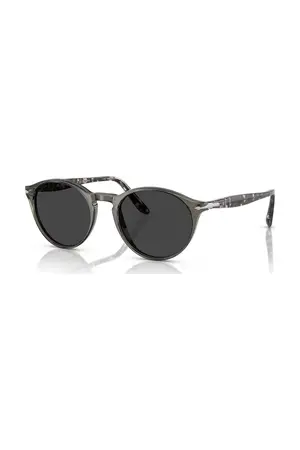 Persol Persol Round Frame Sunglasses Black
