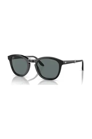 Giorgio Armani Sunglasses With Foldable Square Frame - Black