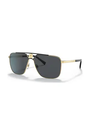 Versace Rectangle Sunglasses - Gold