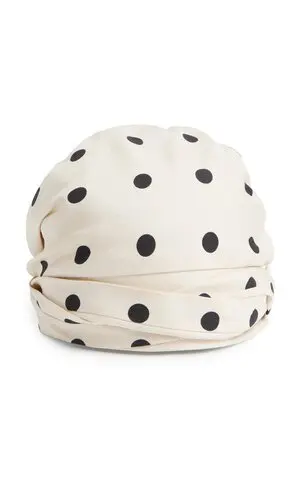 Valentino Garavani Polka-dot Silk-shantung Hair Wrap - White
