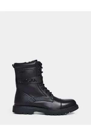 Rudsak Leather Lace-up Combat Boots