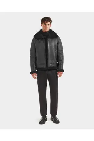 Rudsak Conor Shearling Leather Coat
