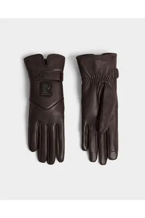 Rudsak Stromboli Leather Gloves - Natural