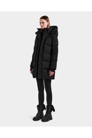 Rudsak Joelle Quilted Down Coat - Black