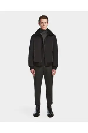 Rudsak Bomber Jacket With Removable Shearling Collar