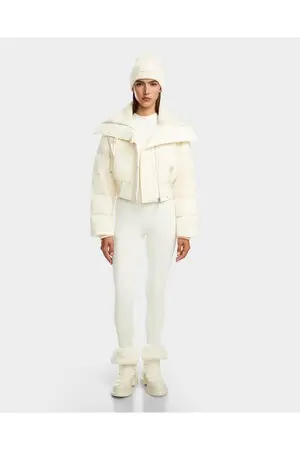 Rudsak Yvette Cropped Down Puffer Jacket - Natural