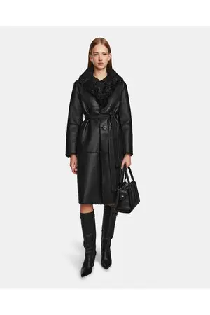 Rudsak Annabelle Reversible Teddy Coat - Black