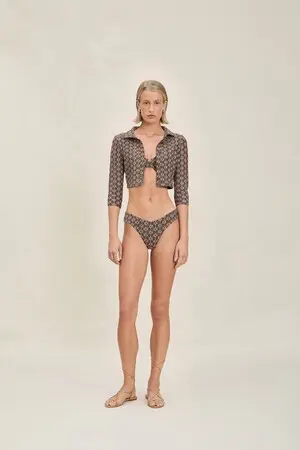 Devon Windsor Lila Fitted Cropped Jacket