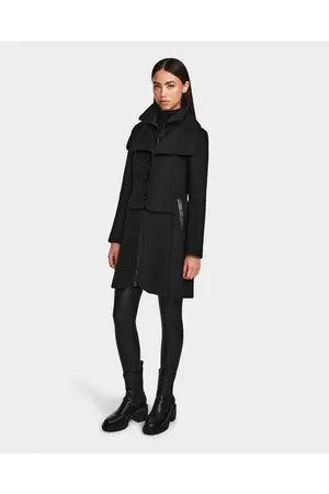 Rudsak Knee-length Wool Blend Coat