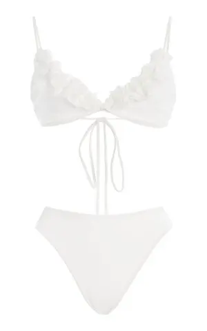 MAYGEL CORONEL Maygel Coronel Krassi Bikini Set White