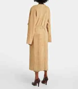 Stouls Dietrich Suede Coat - Beige