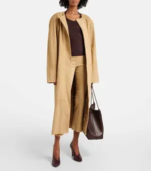 Stouls Dietrich Suede Coat - Beige