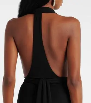 Christopher Esber Trapeze Draped Jersey Gown
