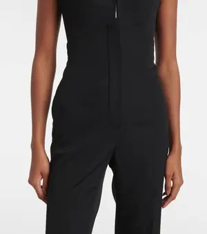 Alexander McQueen High-rise Flared Wool Pants