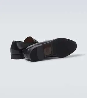 Zegna Leather Penny Loafers