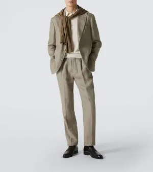 Zegna Leather Penny Loafers