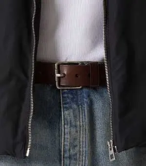 Loewe Roller Curve Leather Belt