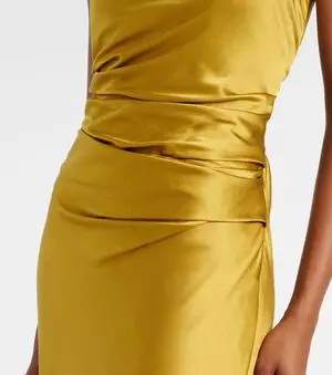 THE SEI Silk Satin Bustier Gown