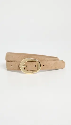 B-low The Belt Greyson Mini Suede Belt - Sable Gold