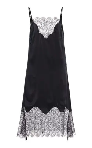 Slip Lace Trim Dresses