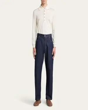 Bottega Veneta Soft Denim Trousers